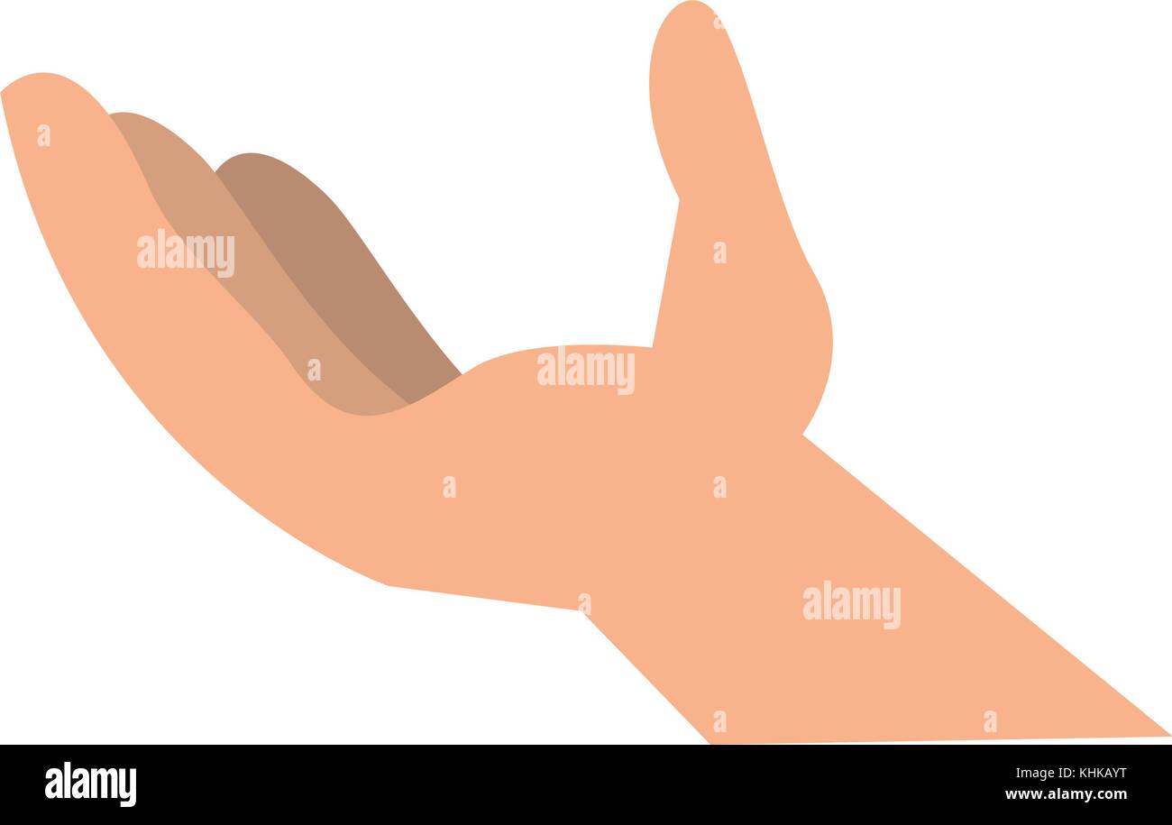 Hand palm open Stock Vector Image & Art - Alamy