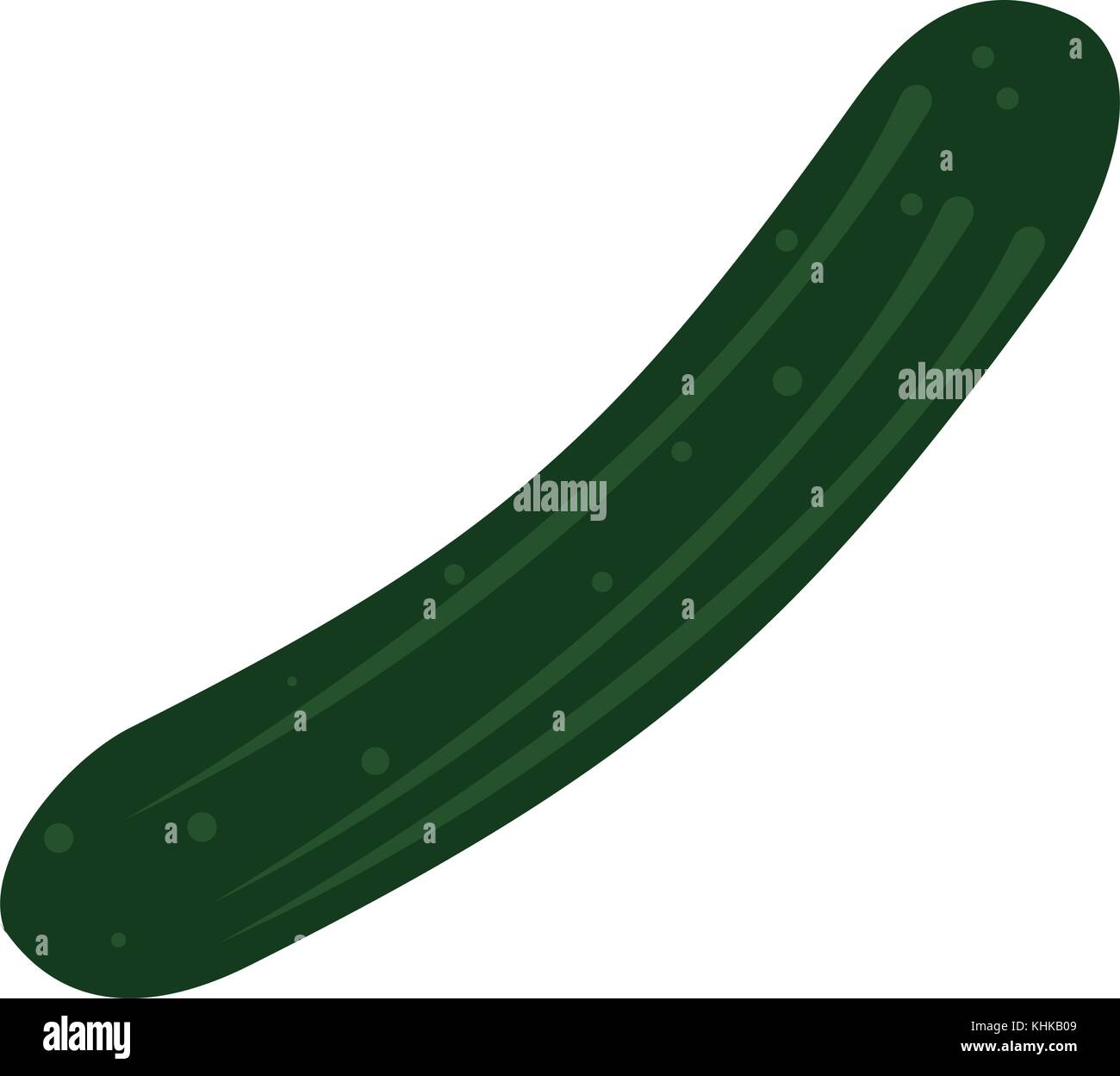 Cucumber fresh vegetable Stock Vector Image & Art - Alamy