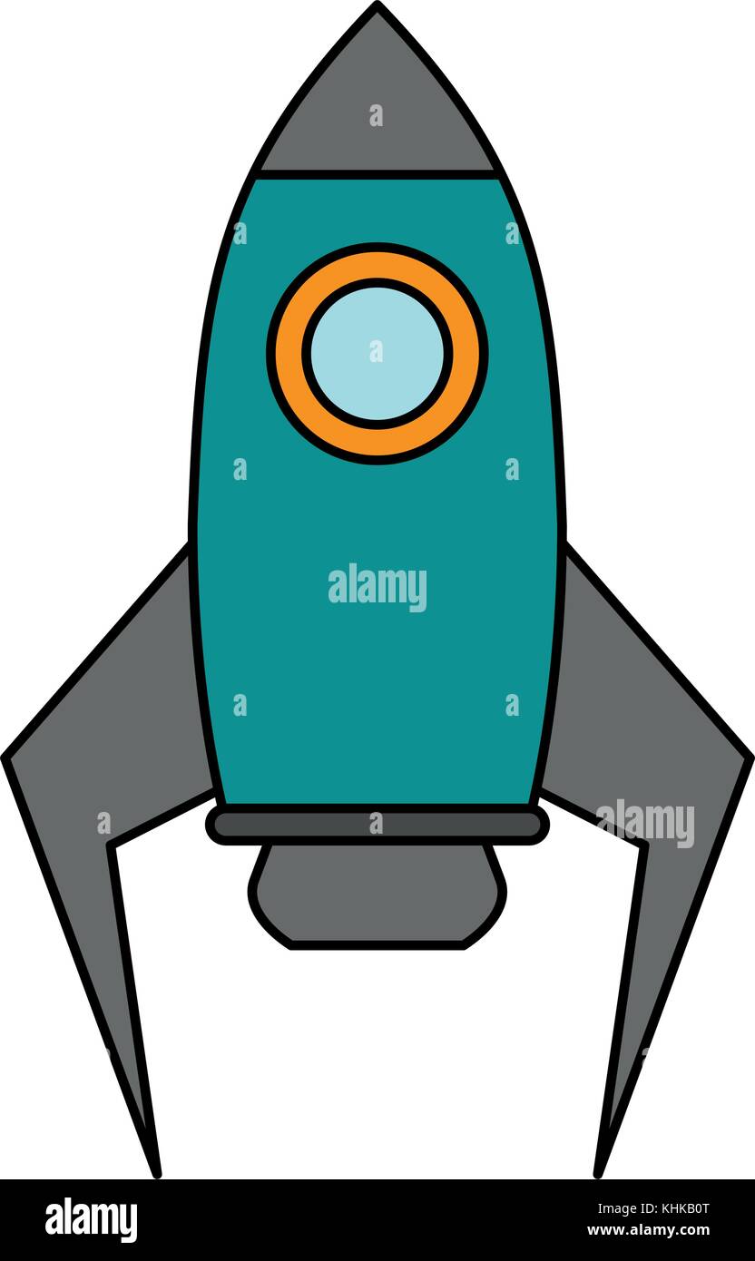 Spaceship rocket symbol Stock Vector Image & Art - Alamy