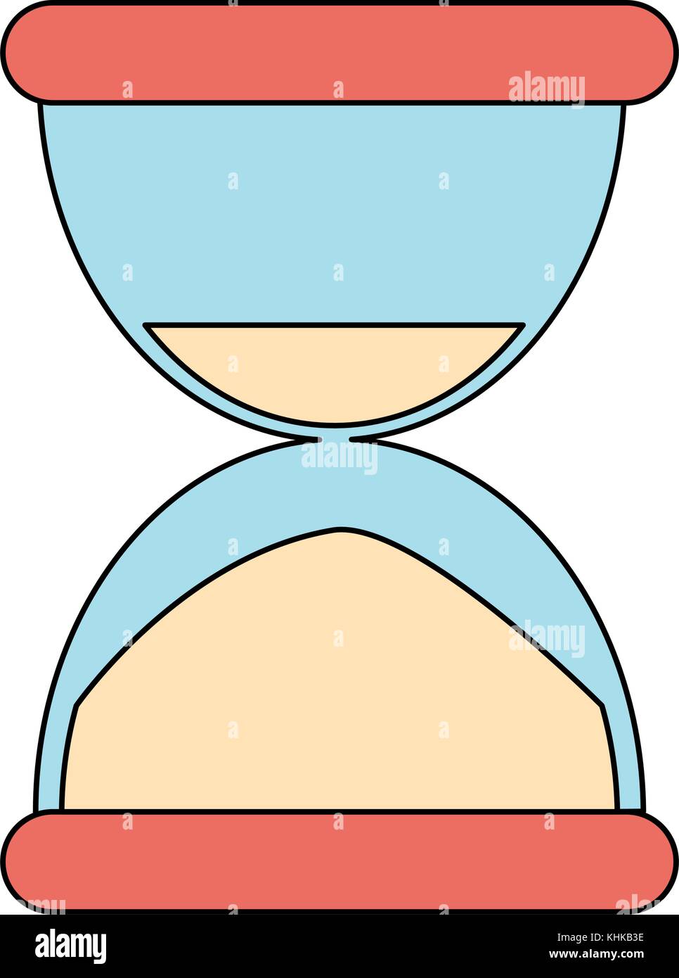 Hourglass vintage clock Stock Vector Image & Art - Alamy