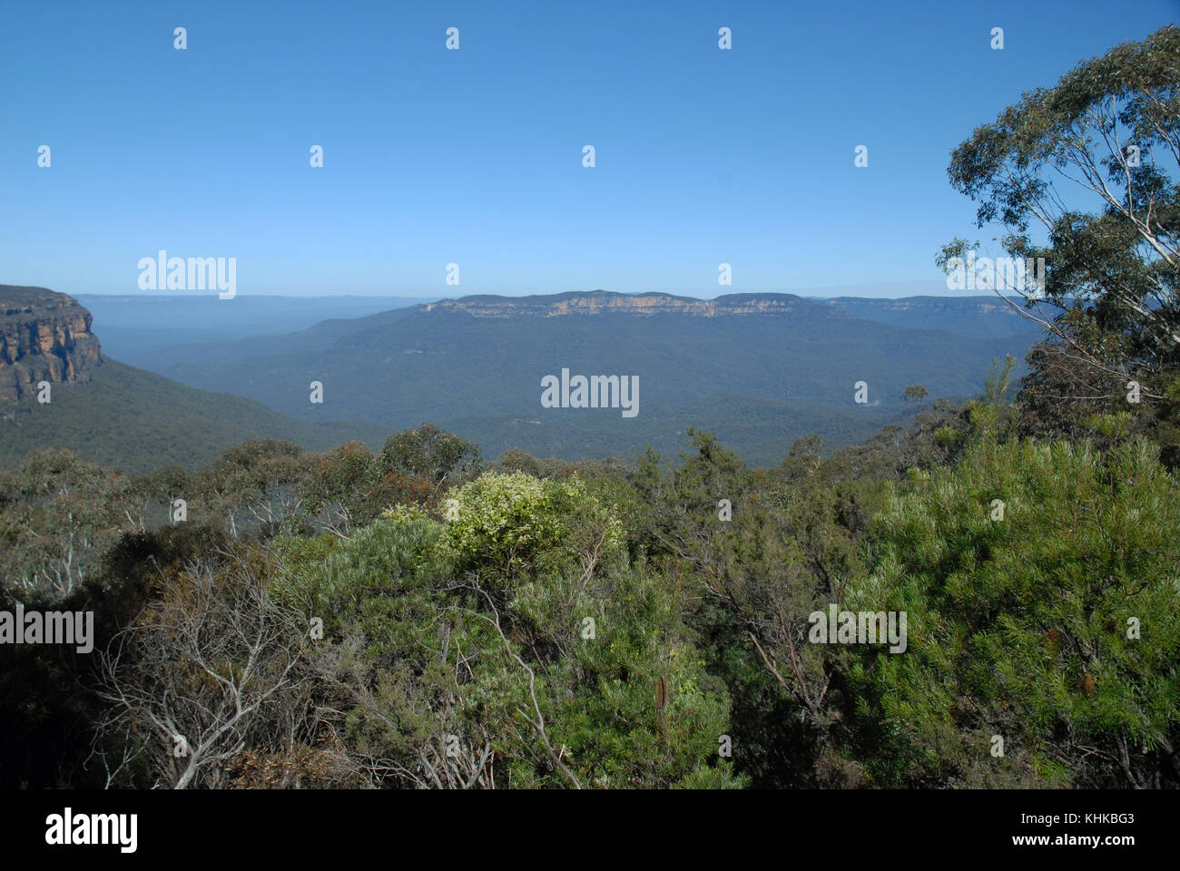 View from Sublime Point Lookout, Leura, New South Wales, Australia ...