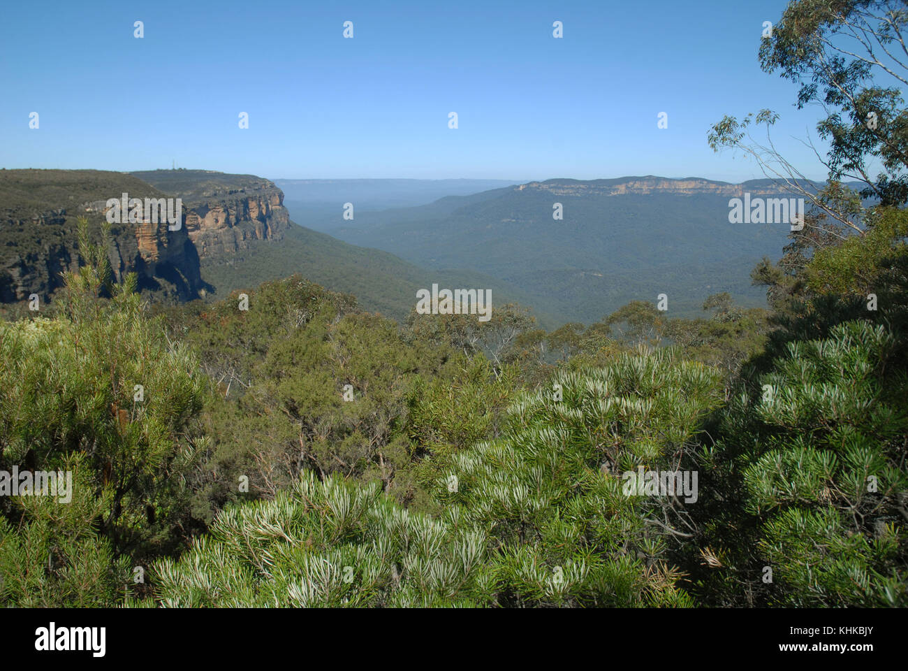 View from Sublime Point Lookout, Leura, New South Wales, Australia ...