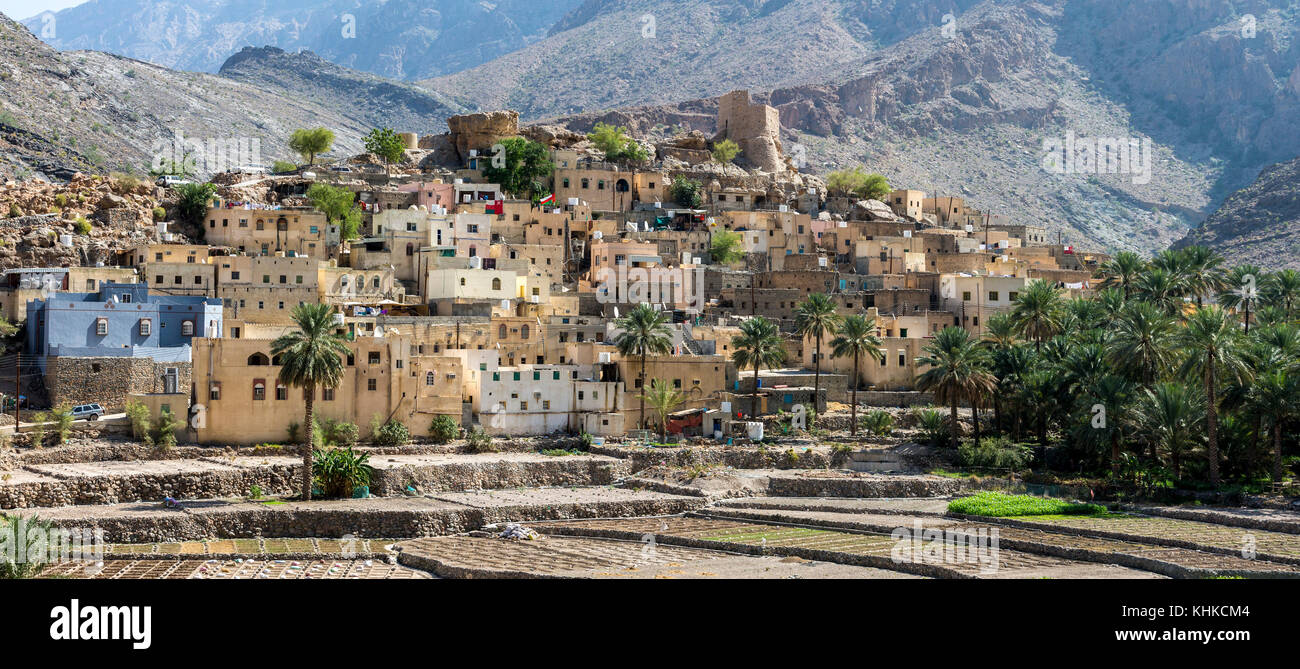 village of Bald Sayt in the mountains of Oman Stock Photo - Alamy
