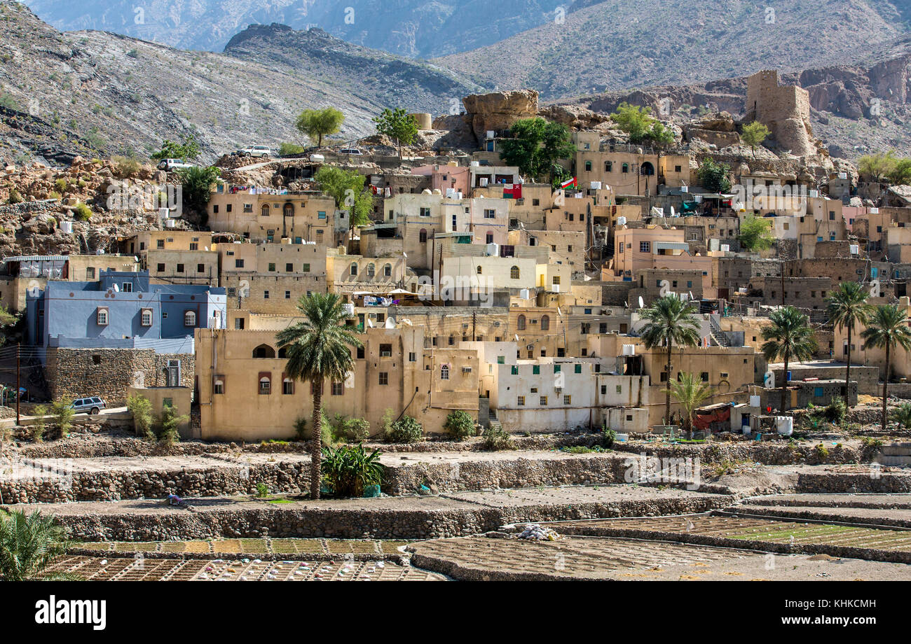 village of Bald Sayt in the mountains of Oman Stock Photo - Alamy