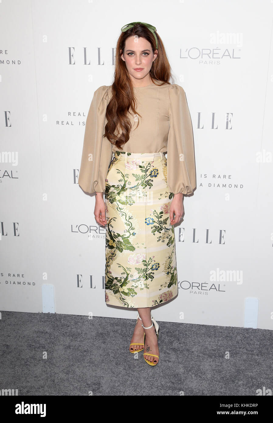 the 24th annual ELLE Women in Hollywood Awards Featuring: Riley Keough ...