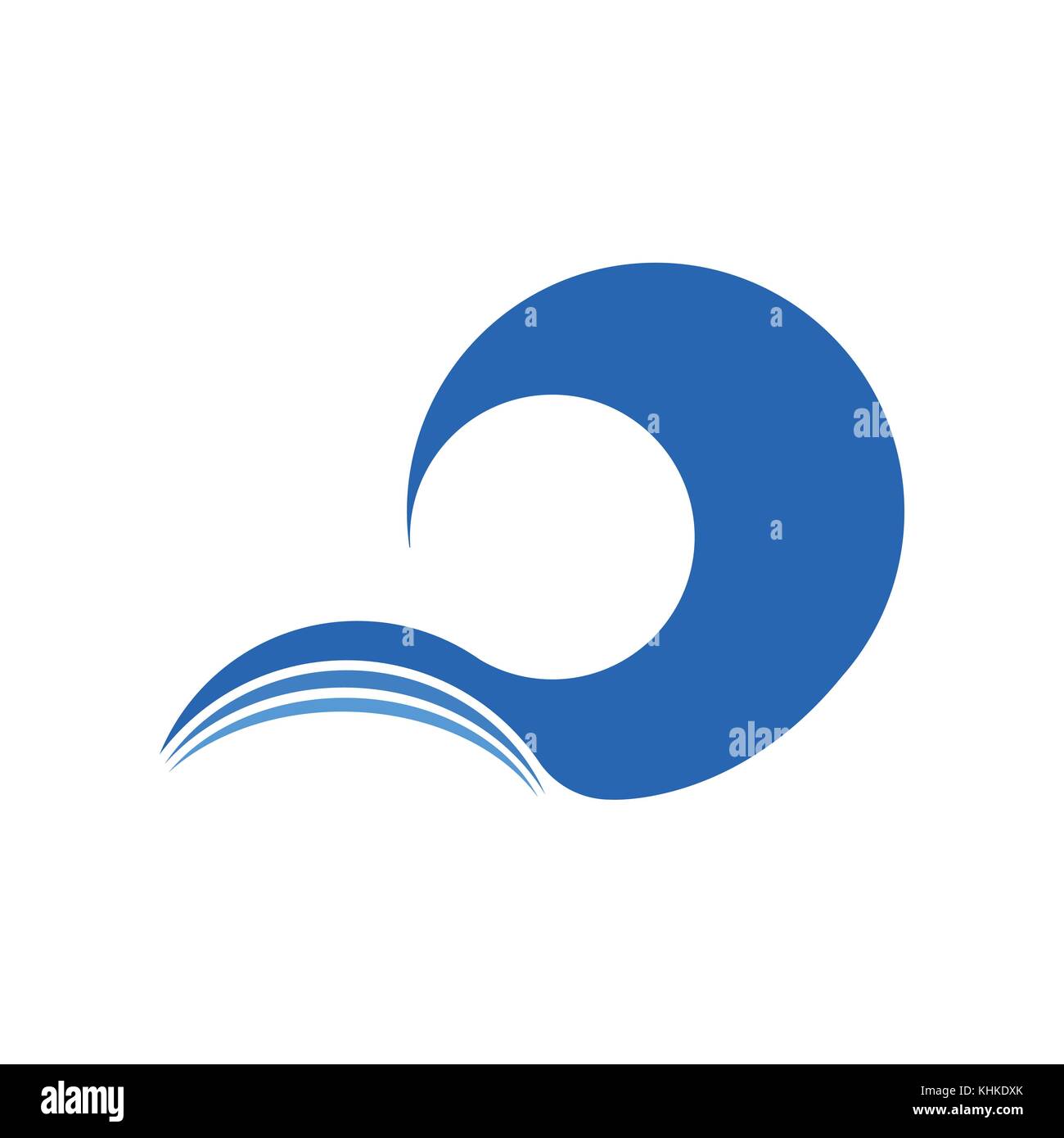 Big Wave Abstract Symbol Vector Graphic Illustration Design Stock ...