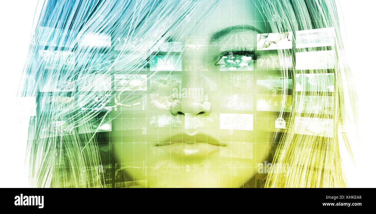 Data Analysis or Analytics with Woman Viewing Data Charts Stock Photo ...