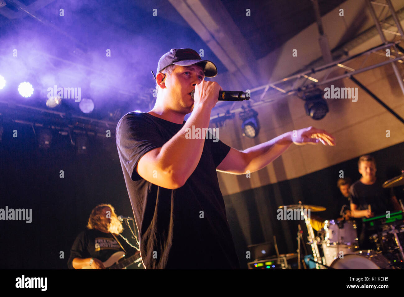 The Danish R&B duo Phlake performs a live concert at the Danish music ...