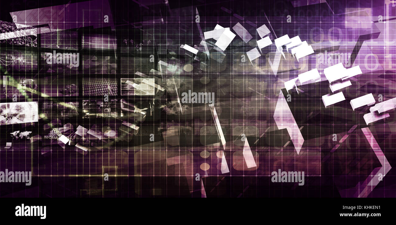 Regional Network Technology System as a Service Stock Photo - Alamy