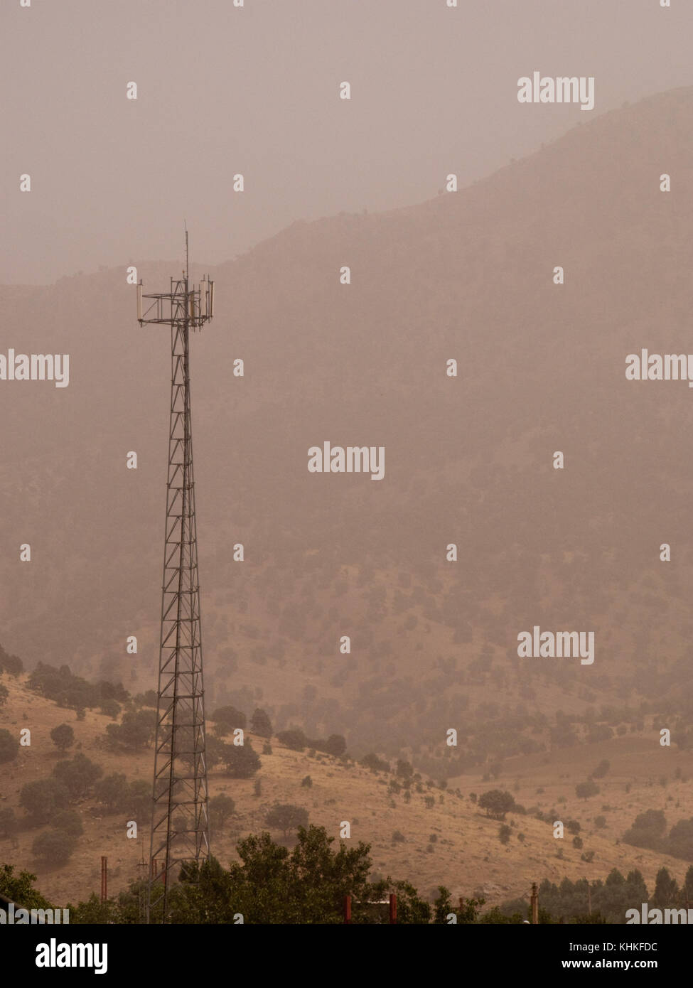 Air pollution In Iran Stock Photo - Alamy