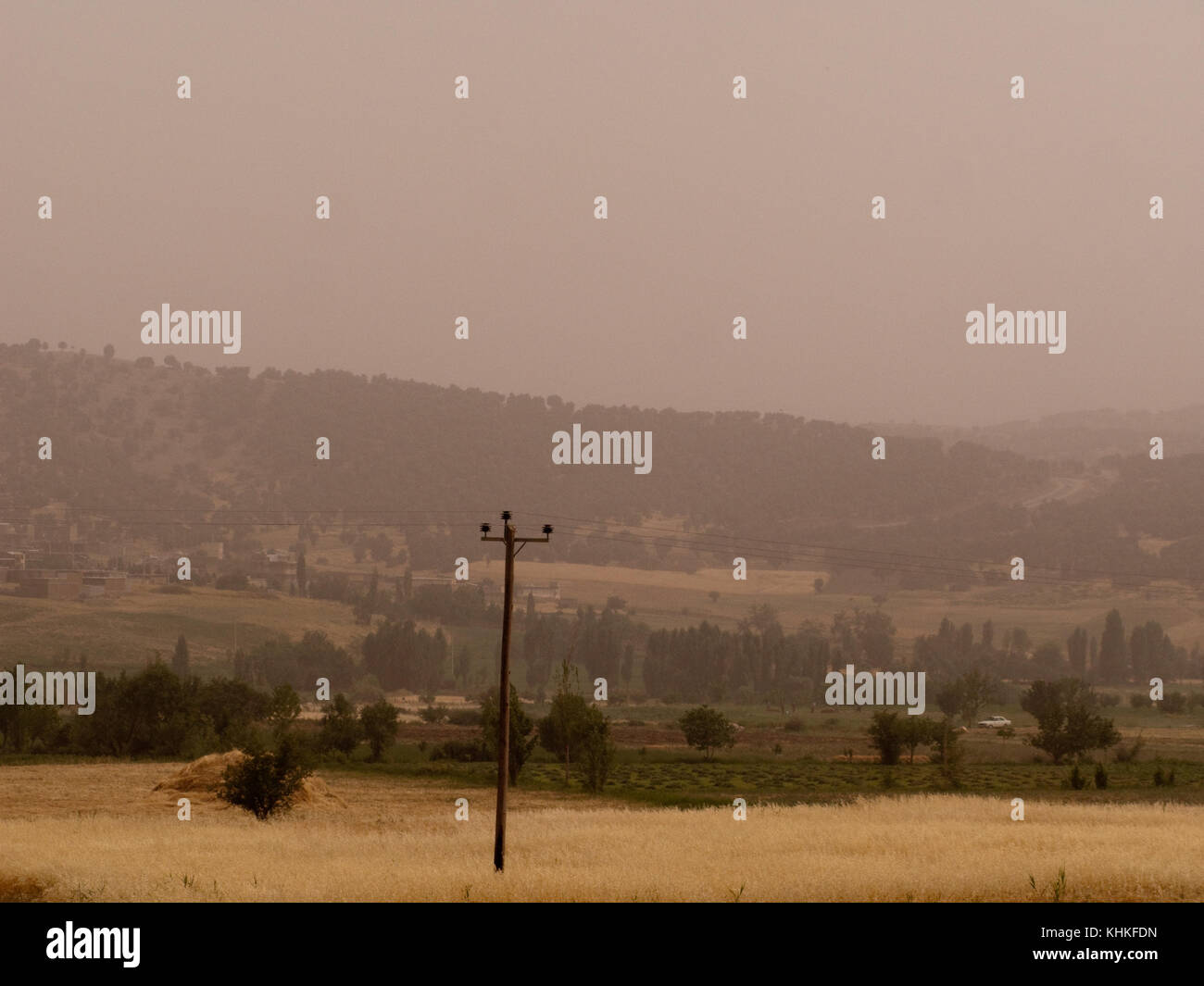 Air pollution In Iran Stock Photo - Alamy