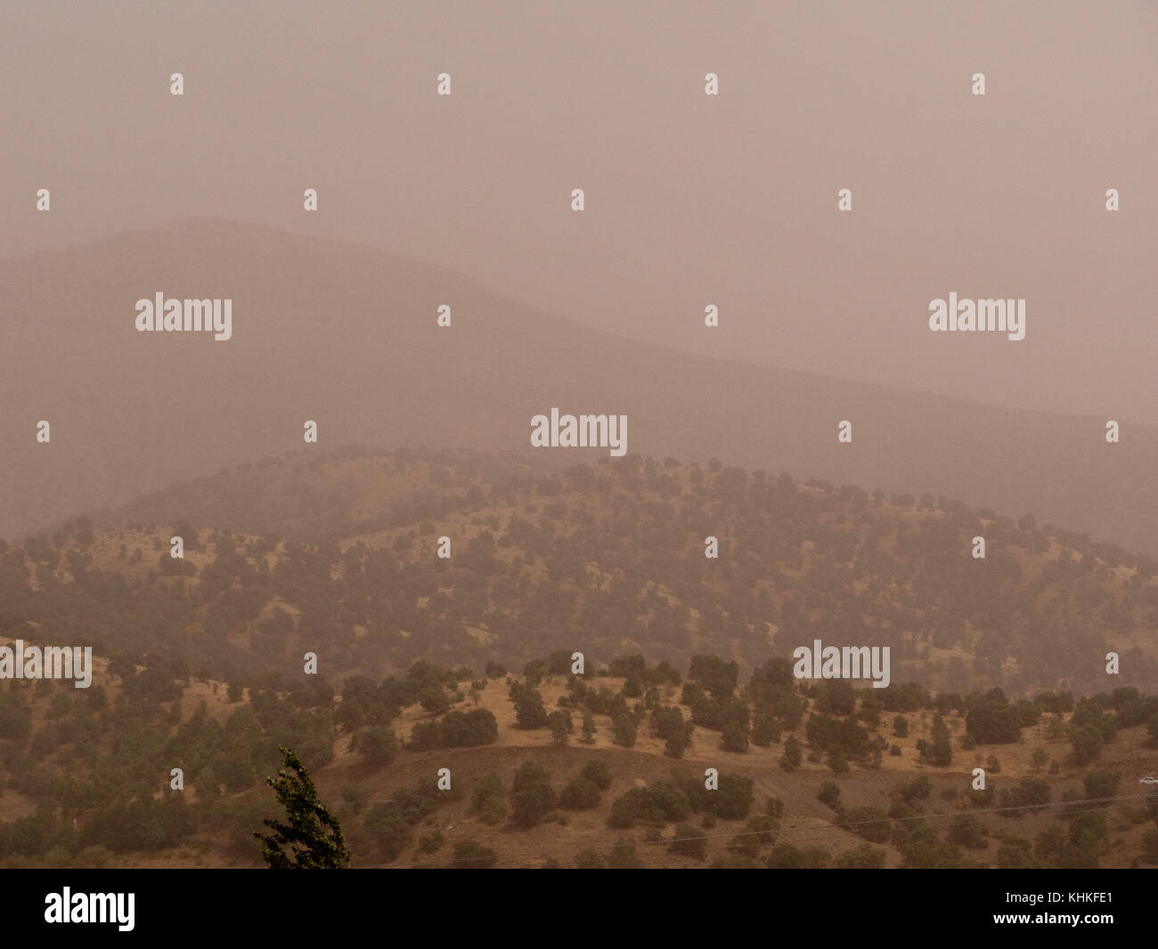 Air pollution In Iran Stock Photo - Alamy