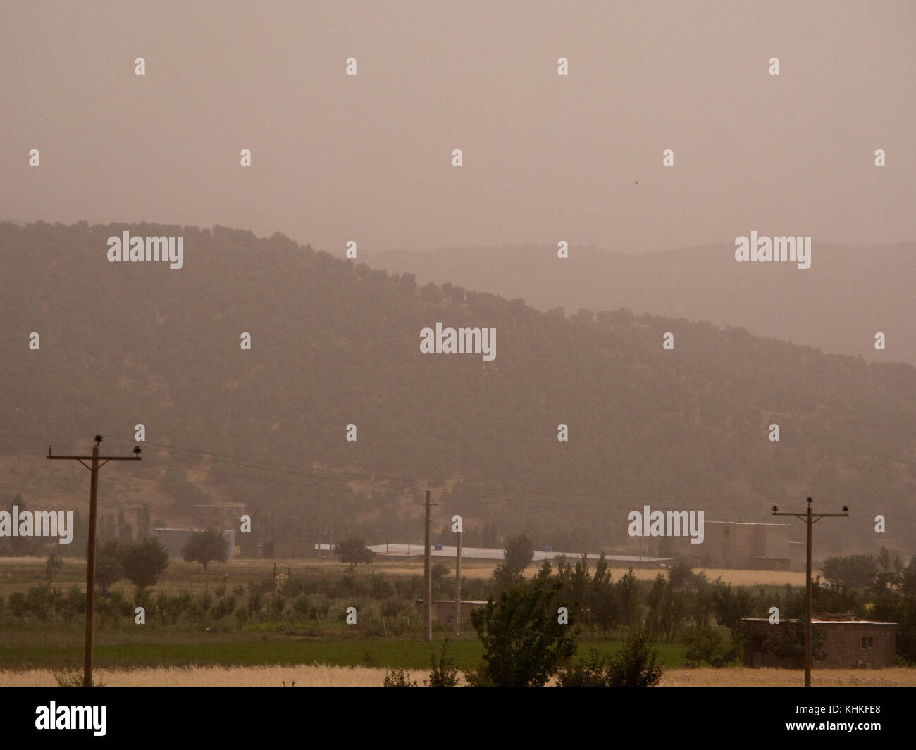 Air pollution In Iran Stock Photo - Alamy