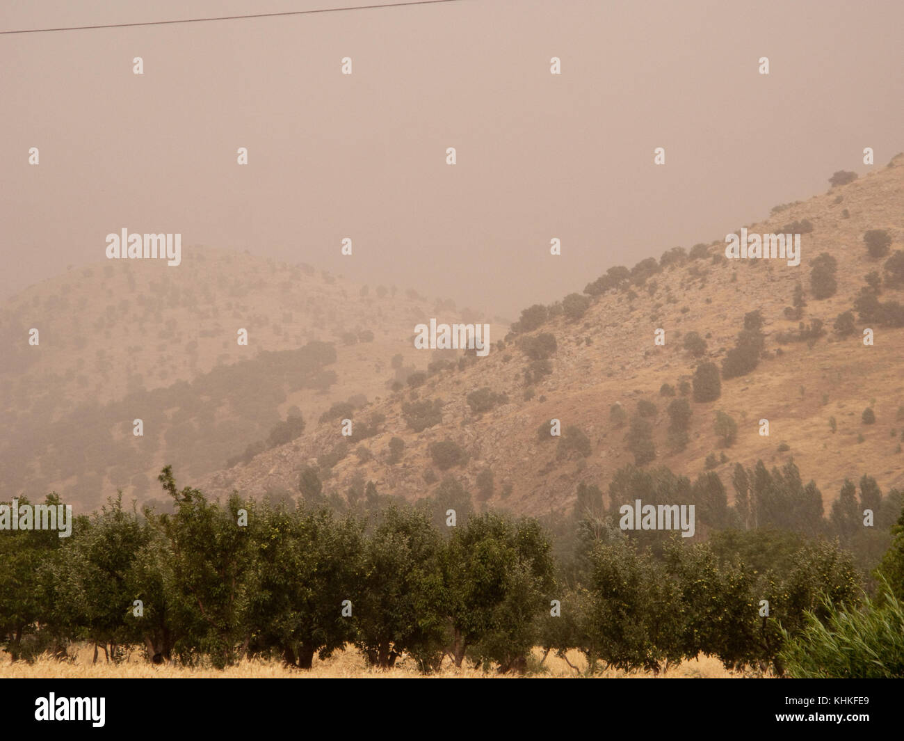 Air pollution In Iran Stock Photo - Alamy