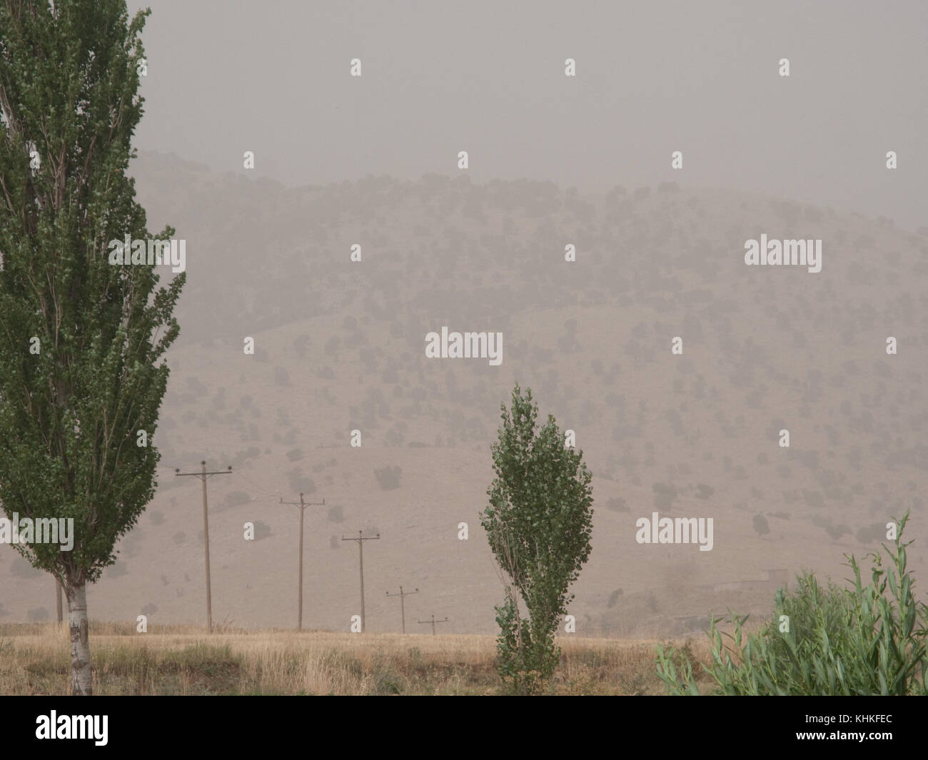 Air pollution In Iran Stock Photo - Alamy