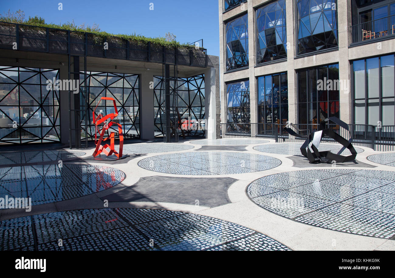 Zeitz Museum Sculpture Garden in Cape Town - South Africa Stock Photo ...