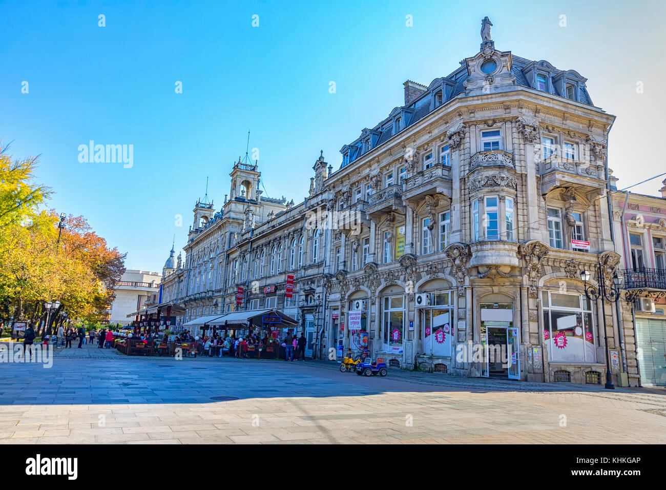 Ruse, Bulgaria - October 21, 2017: Rousse state opera theater. Founded ...