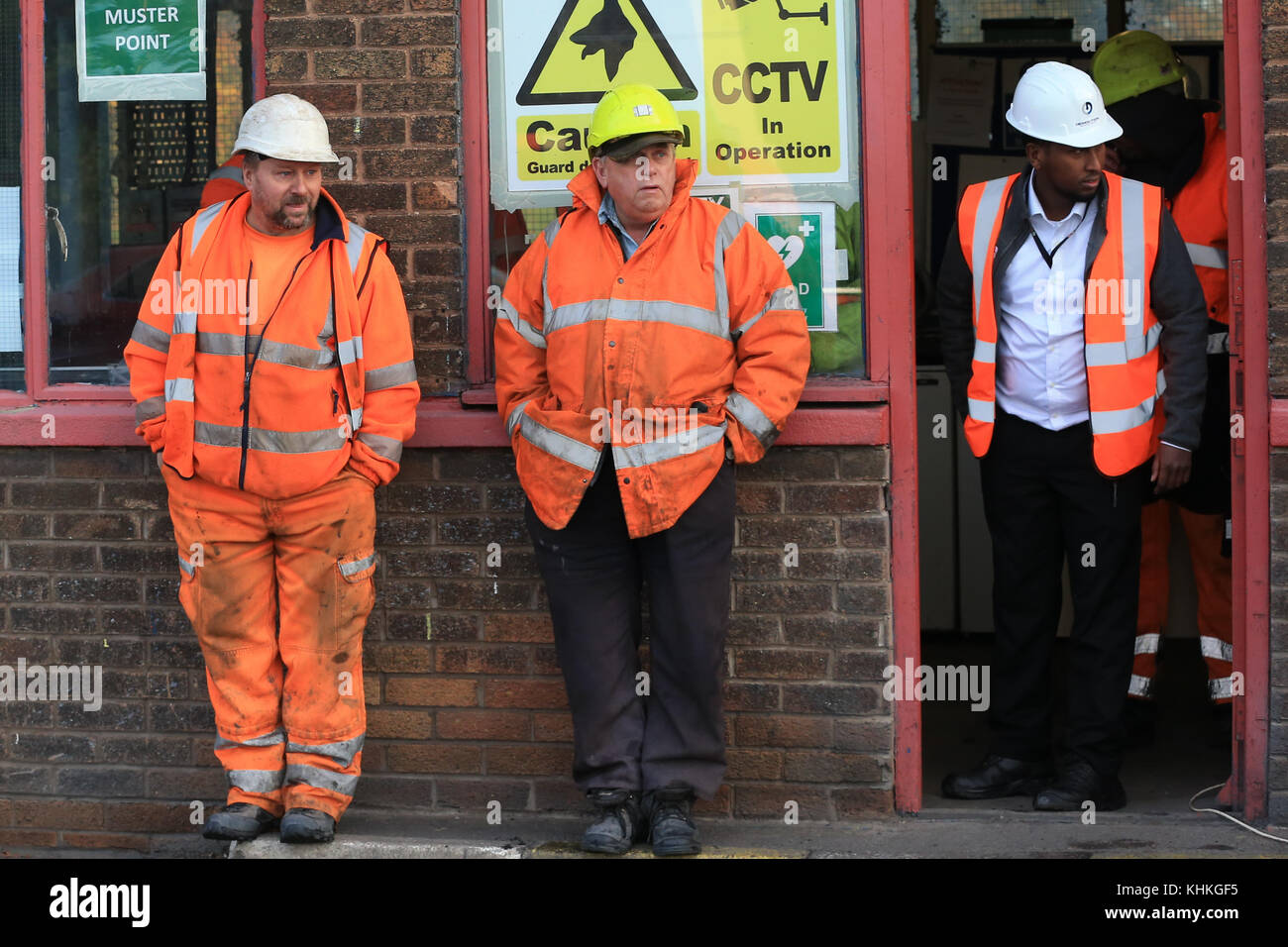 Kellingley Colliery No 2 winding house demolition;The number two tower ...