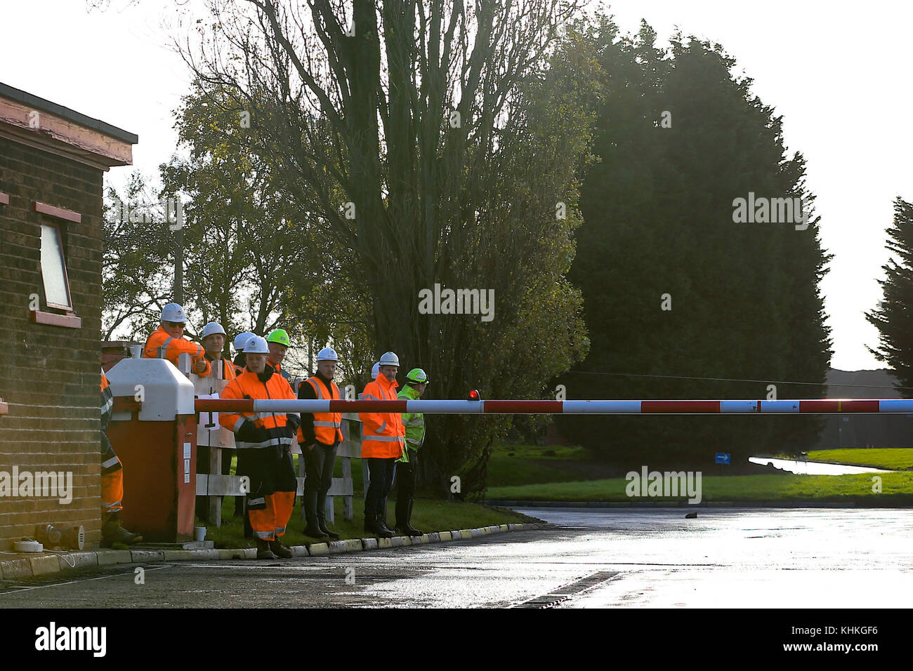 Kellingley Colliery No 2 winding house demolition;The number two tower ...