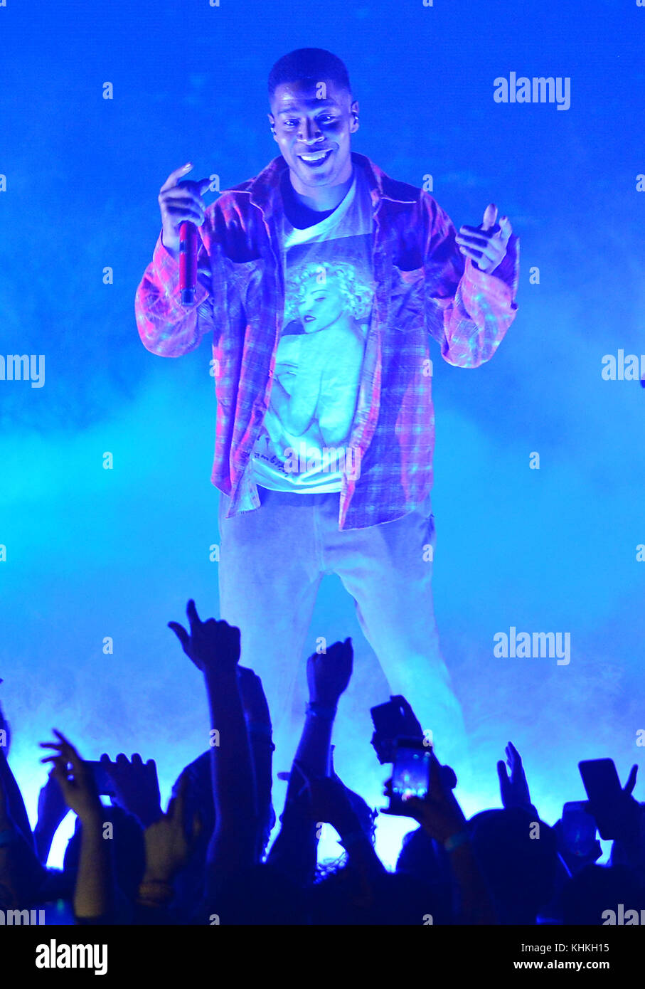 Kid Cudi performs on stage during the 'Kid Cudi - 'Passion, Pain ...