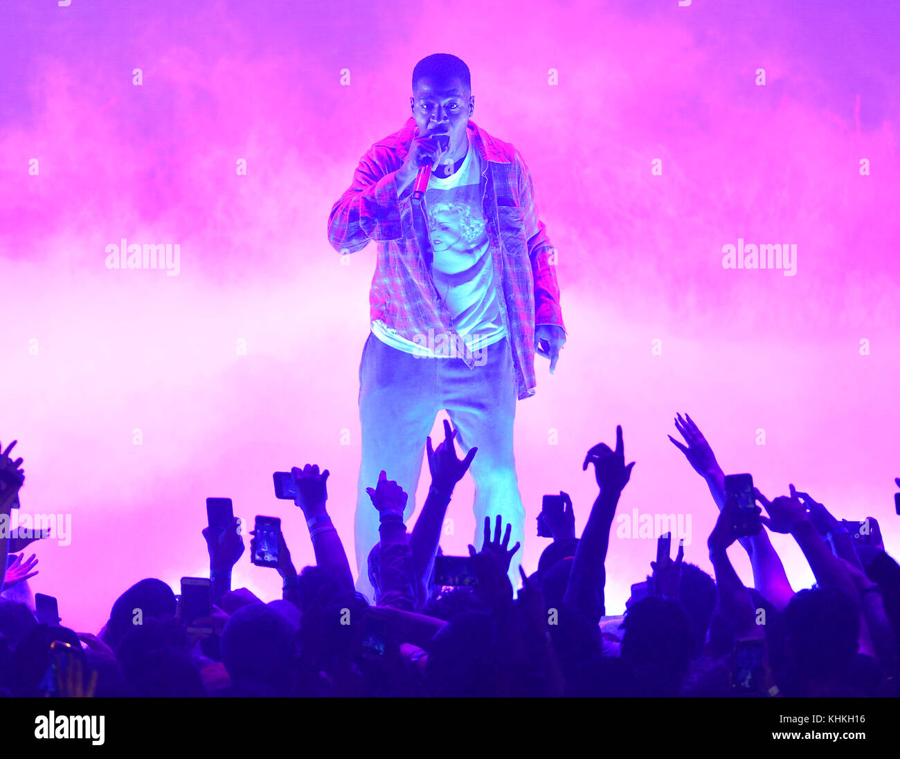 Kid Cudi performs on stage during the 'Kid Cudi - 'Passion, Pain ...