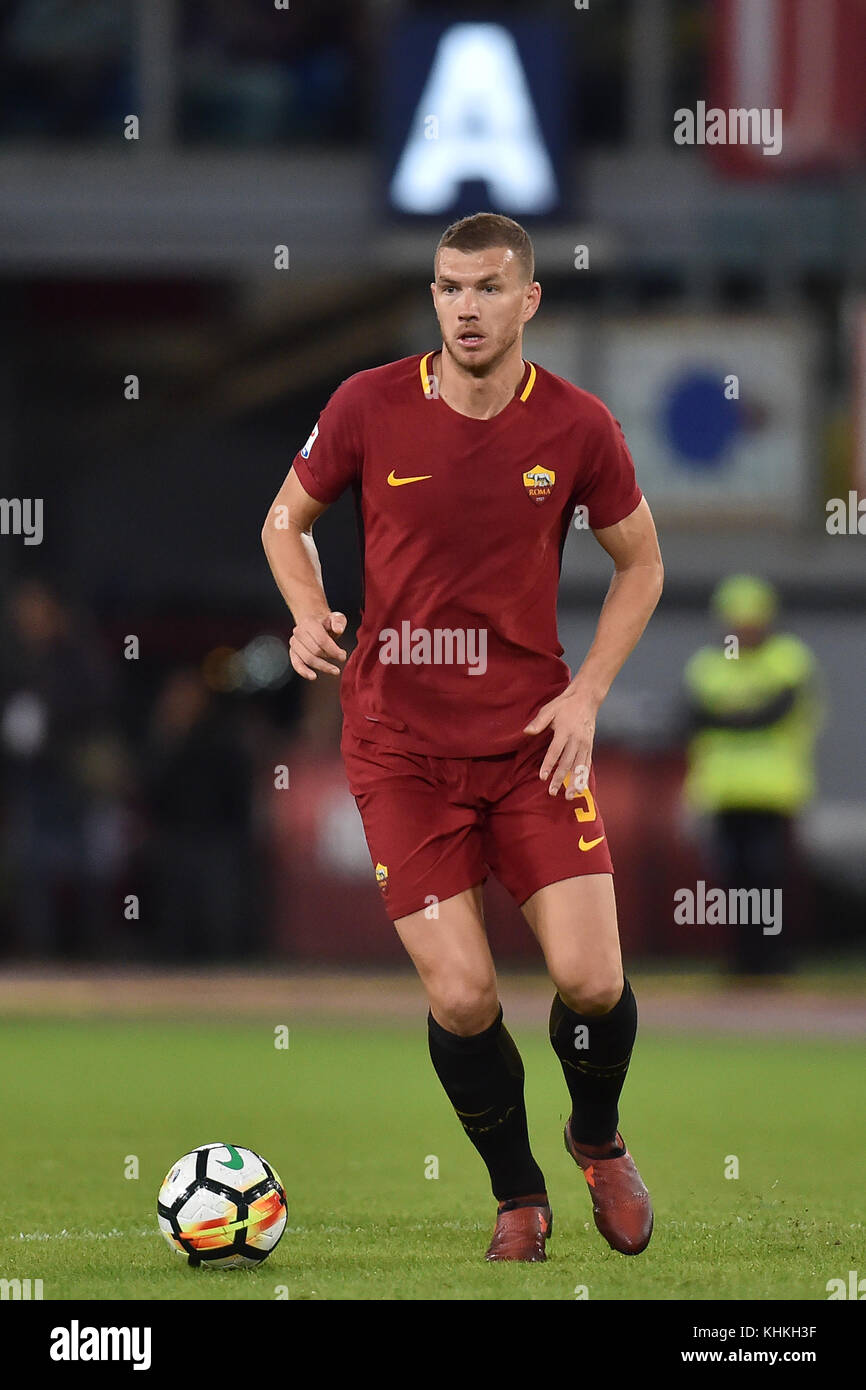 Edin Dzeko Roma Roma 25-10-2017 Stadio Olimpico Football Calcio Serie A ...