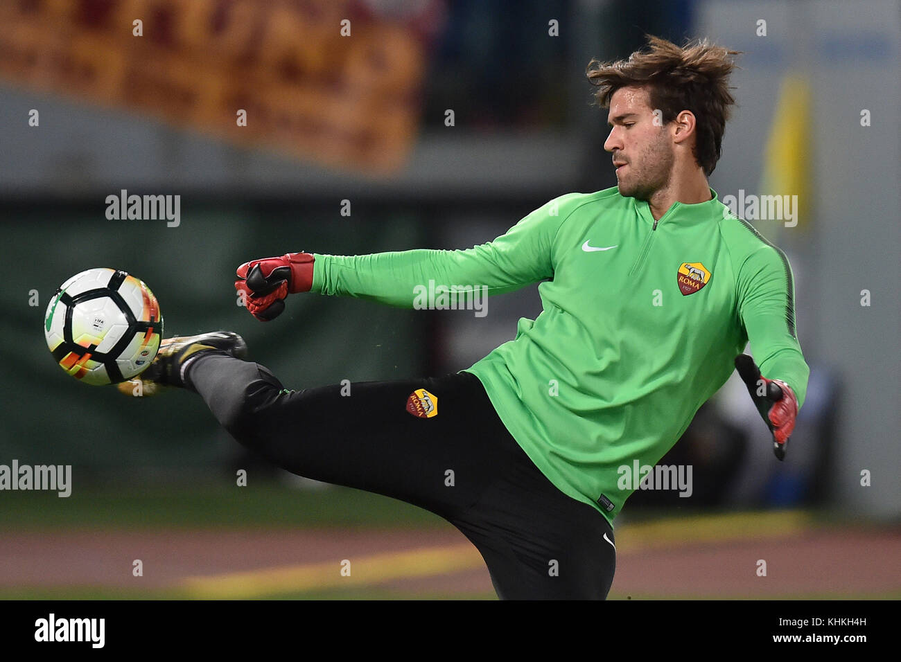Alisson Becker Roma Roma 25-10-2017 Stadio Olimpico Football Calcio ...