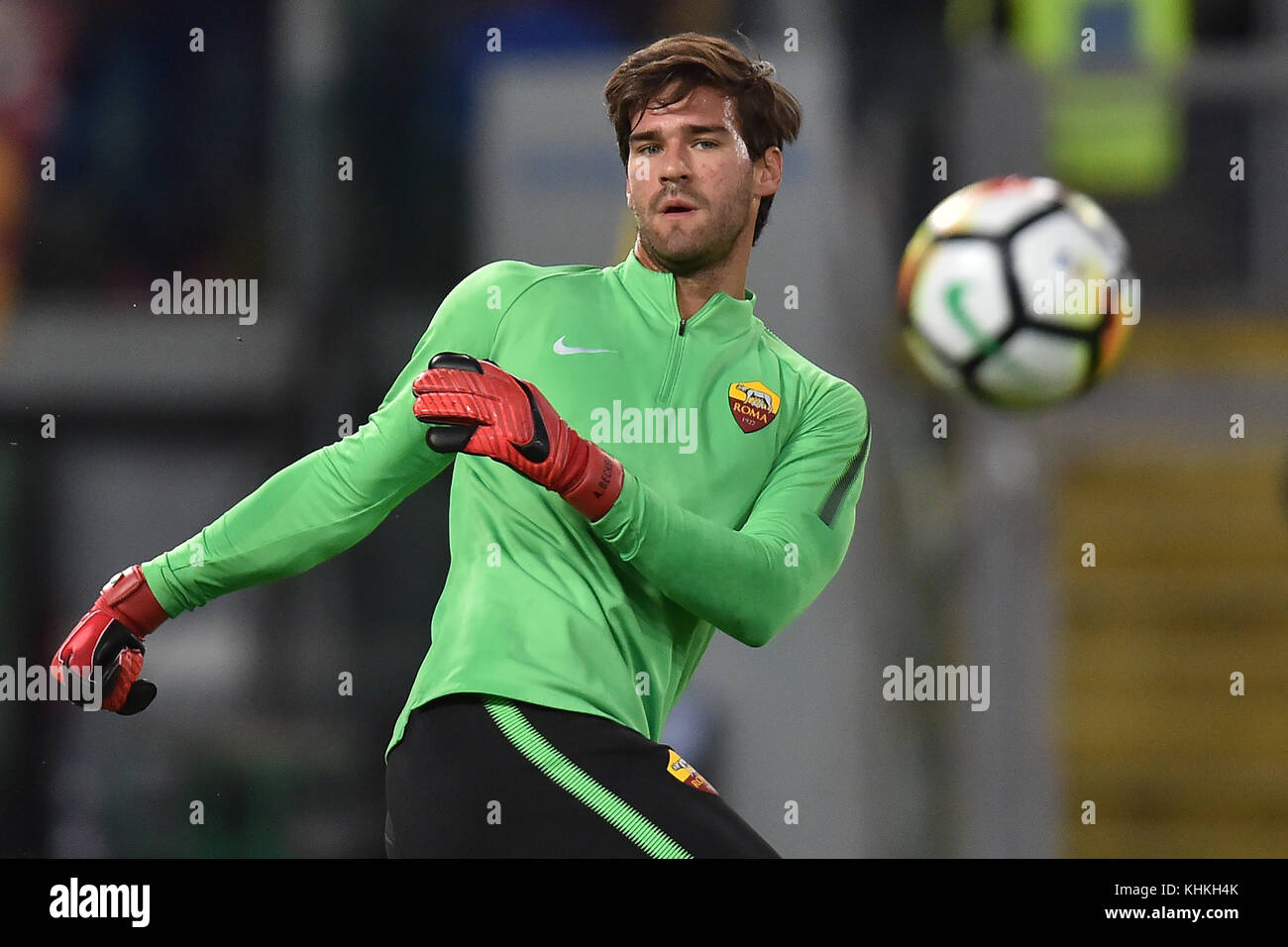 Alisson Becker Roma Roma 25-10-2017 Stadio Olimpico Football Calcio ...