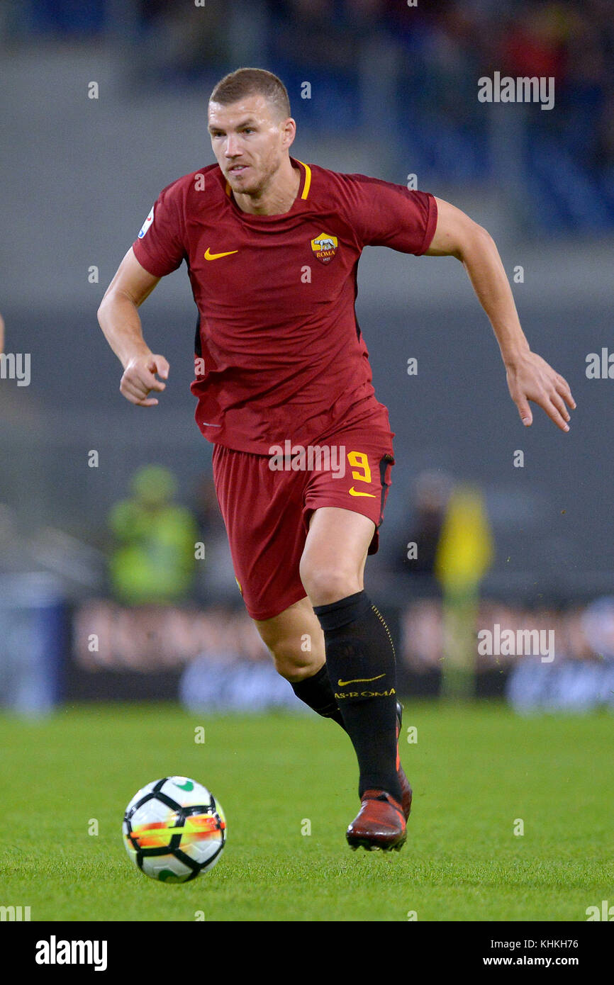 Edin Dzeko Roma. Roma 25-10-2017 Stadio Olimpico Campionato Serie A, AS ...