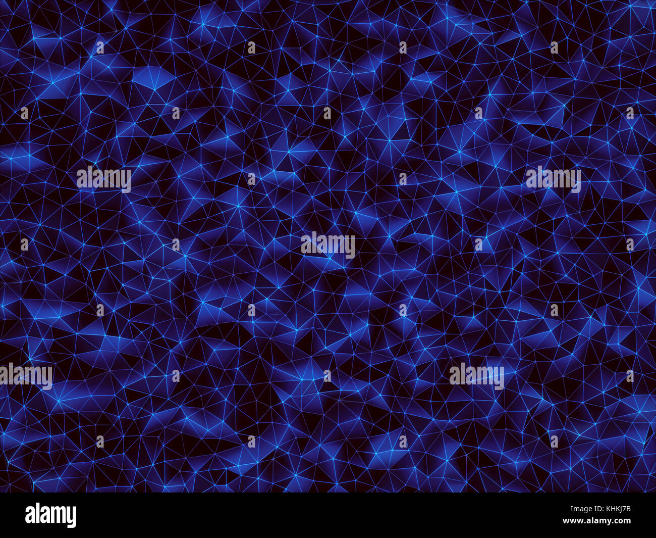 Abstract image with dots and connections in cloud computing concept ...