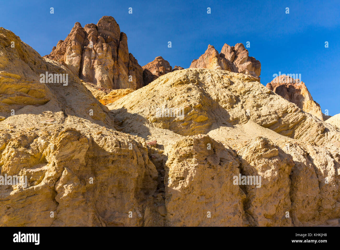 Golden canyon trail, Death Valley National Park, California, USA ...