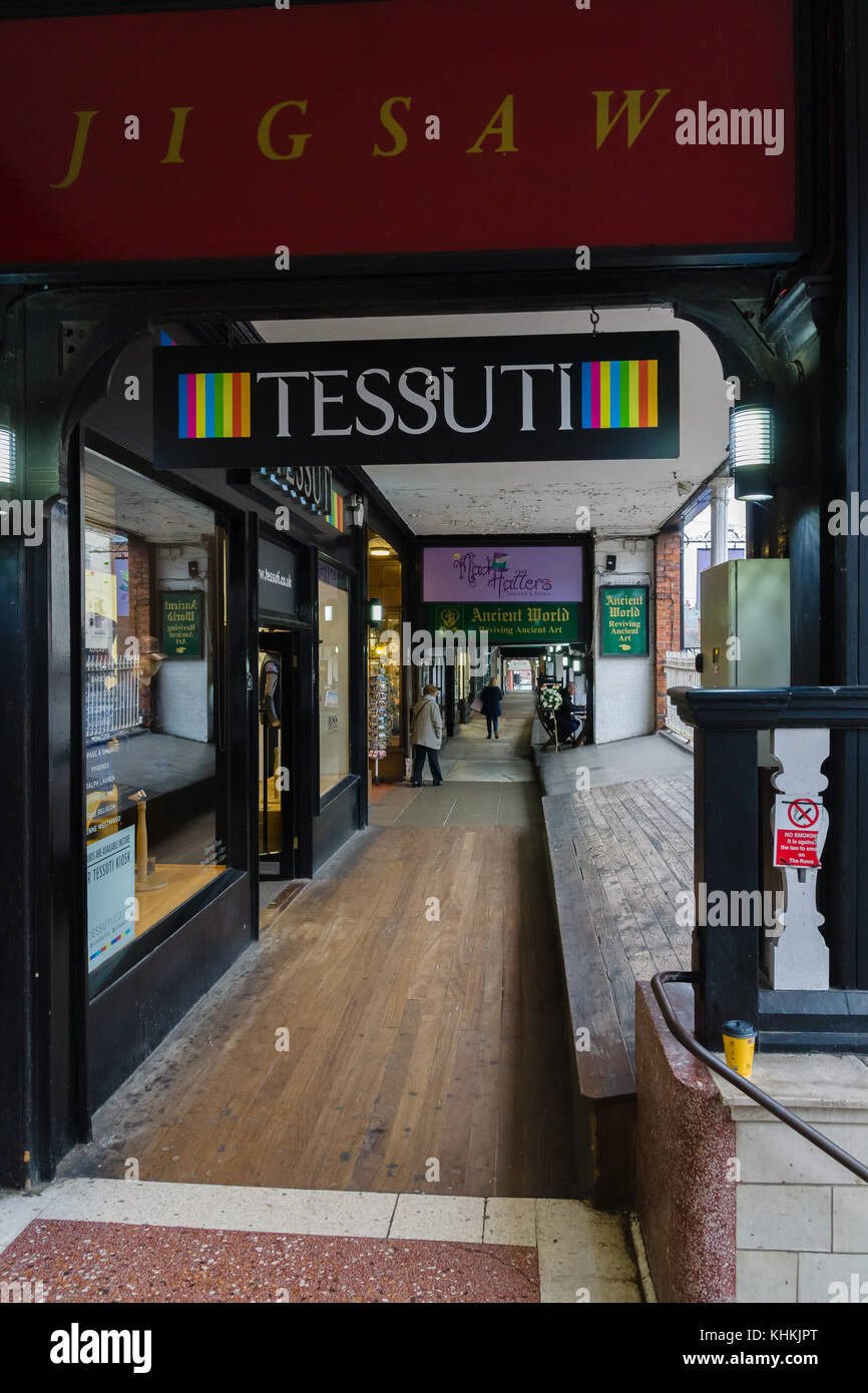 Chester rows medieval hi-res stock photography and images - Alamy