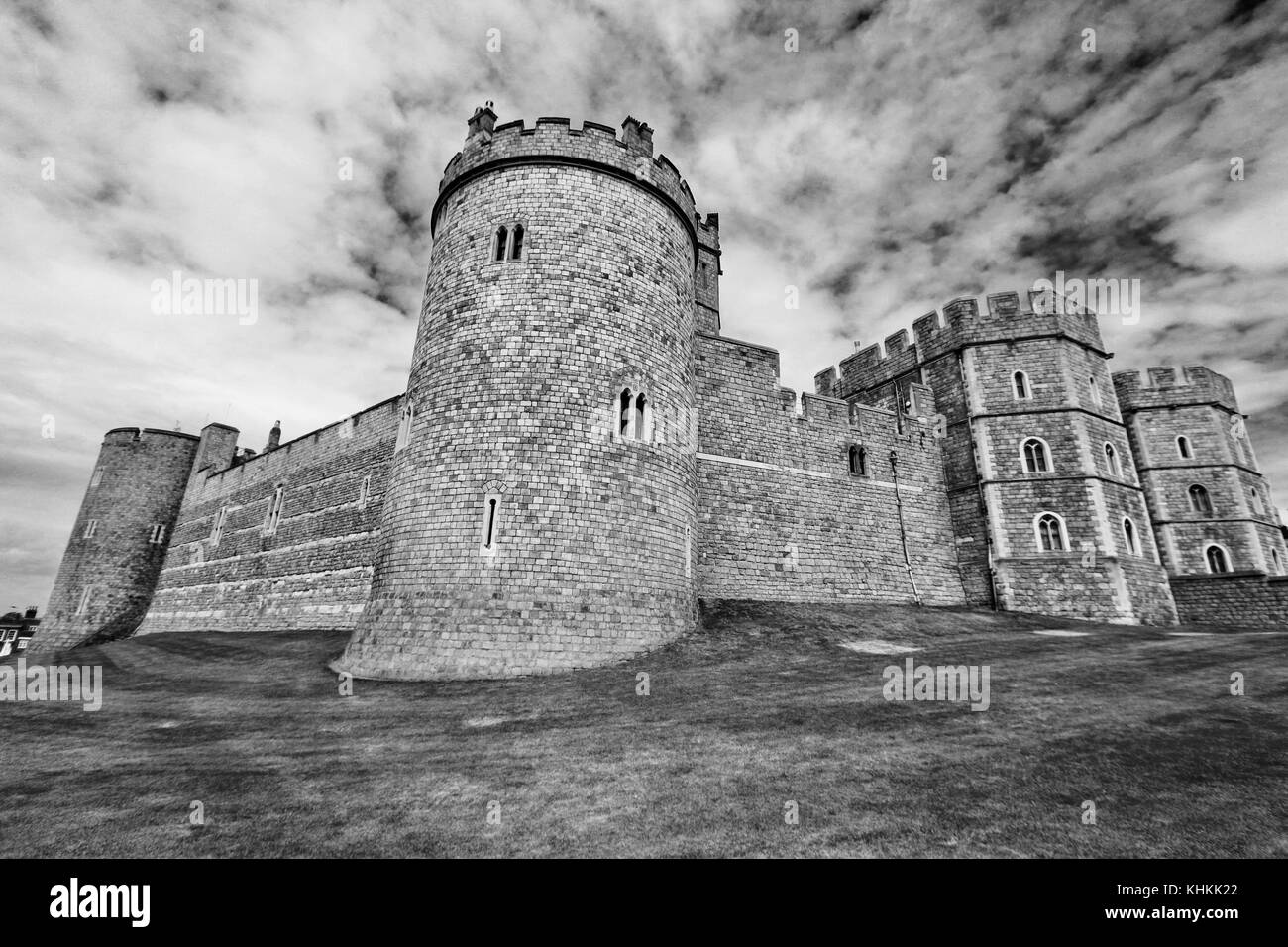 Famous castle photo Black and White Stock Photos & Images - Alamy