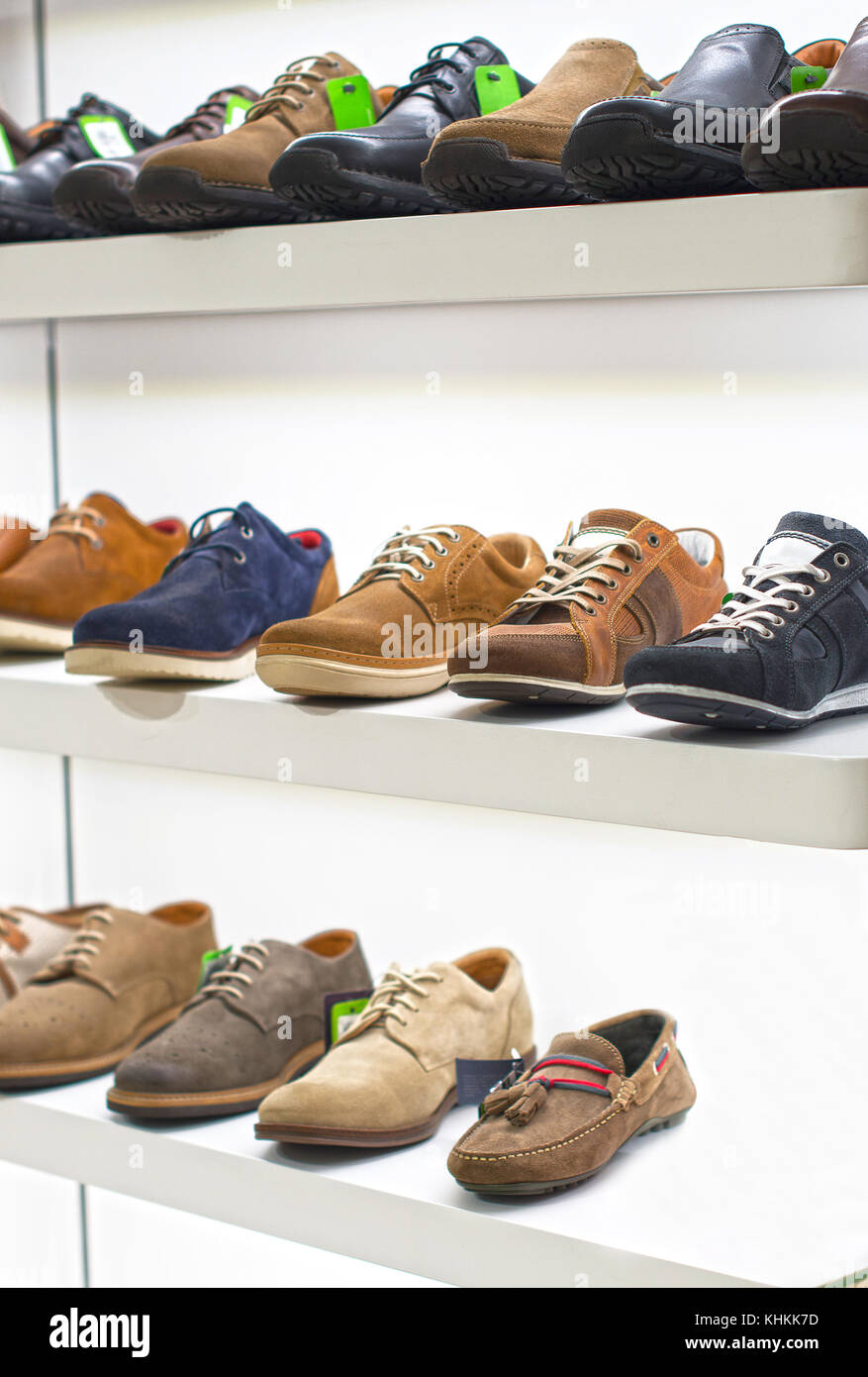 Mens leather shoe collection hi-res stock photography and images - Alamy