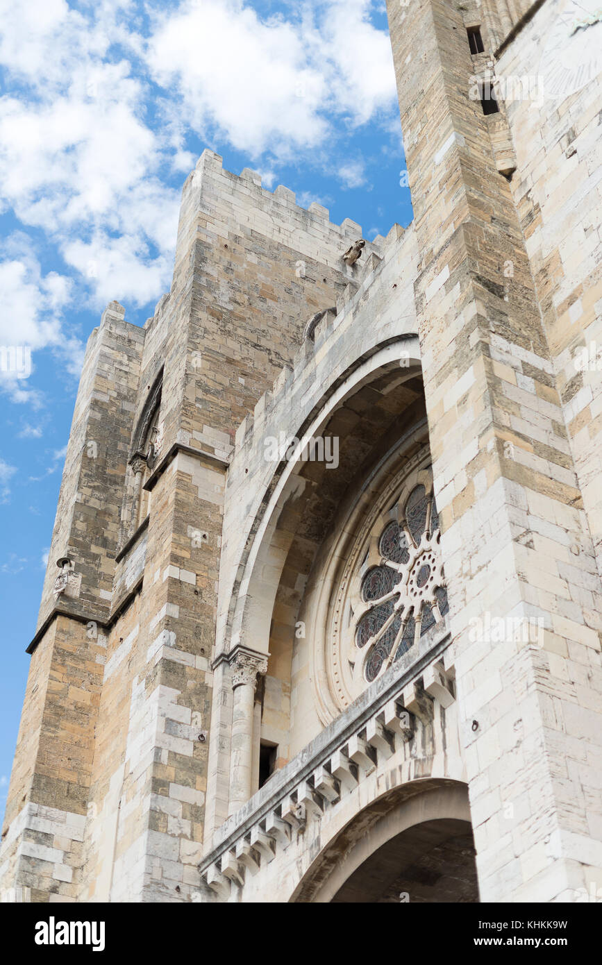 Lisbon Cathedral. Santa Maria Maior de Lisboa Stock Photo - Alamy