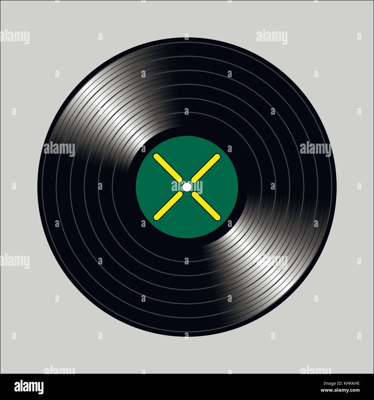 Vintage vinyl record. Vector illustration for flyer, banner, billboard ...
