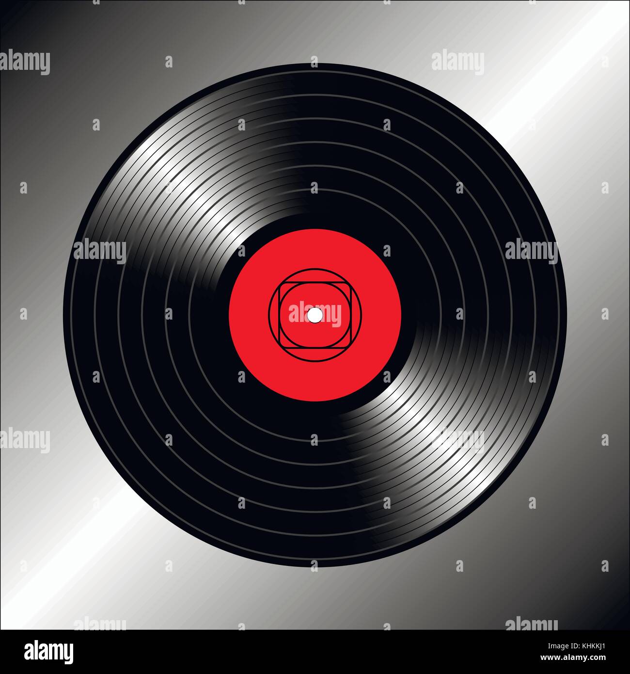 Vintage vinyl record. Vector illustration for flyer, banner, billboard ...