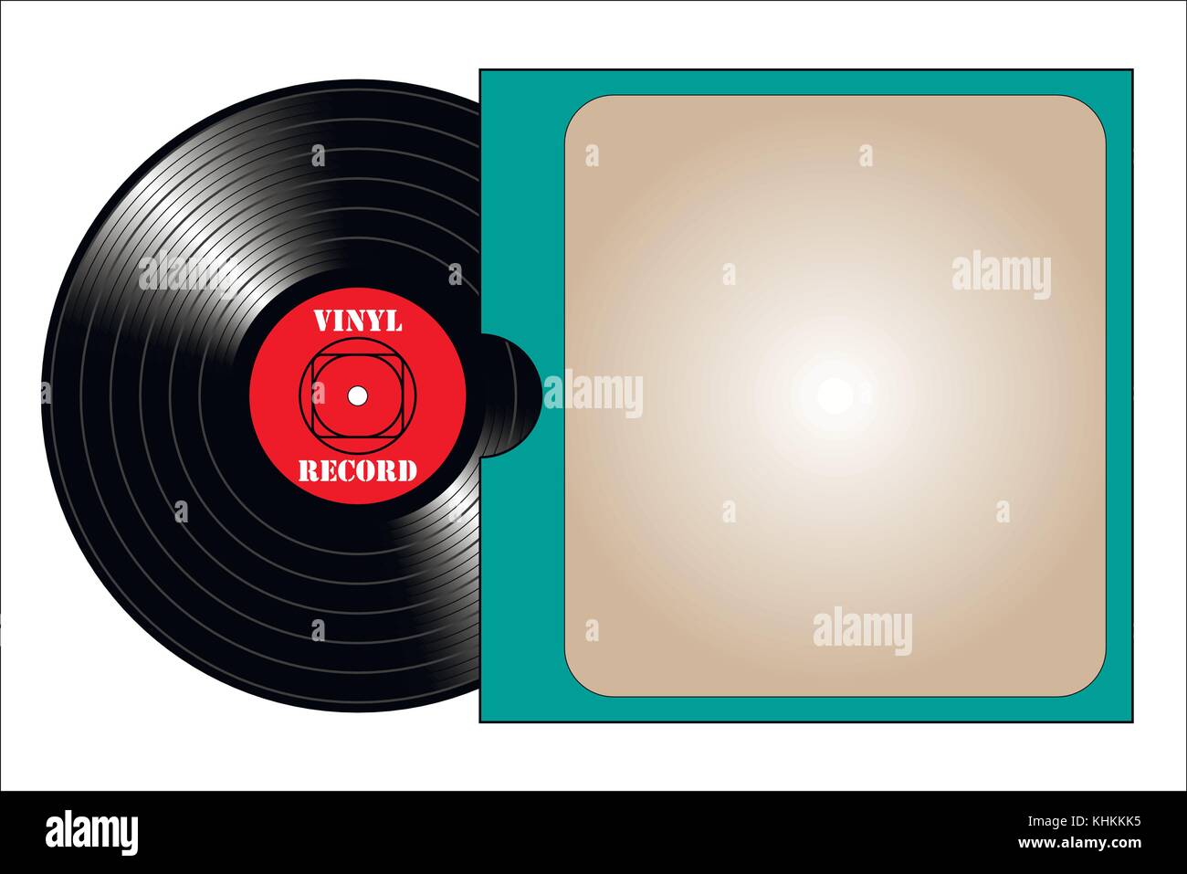 Black square record cover hi-res stock photography and images - Alamy