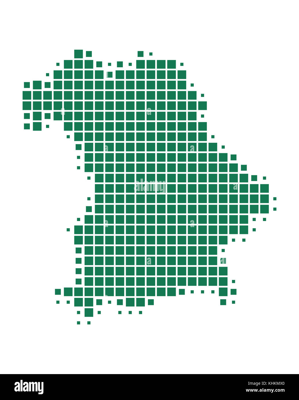 bavaria map and europe