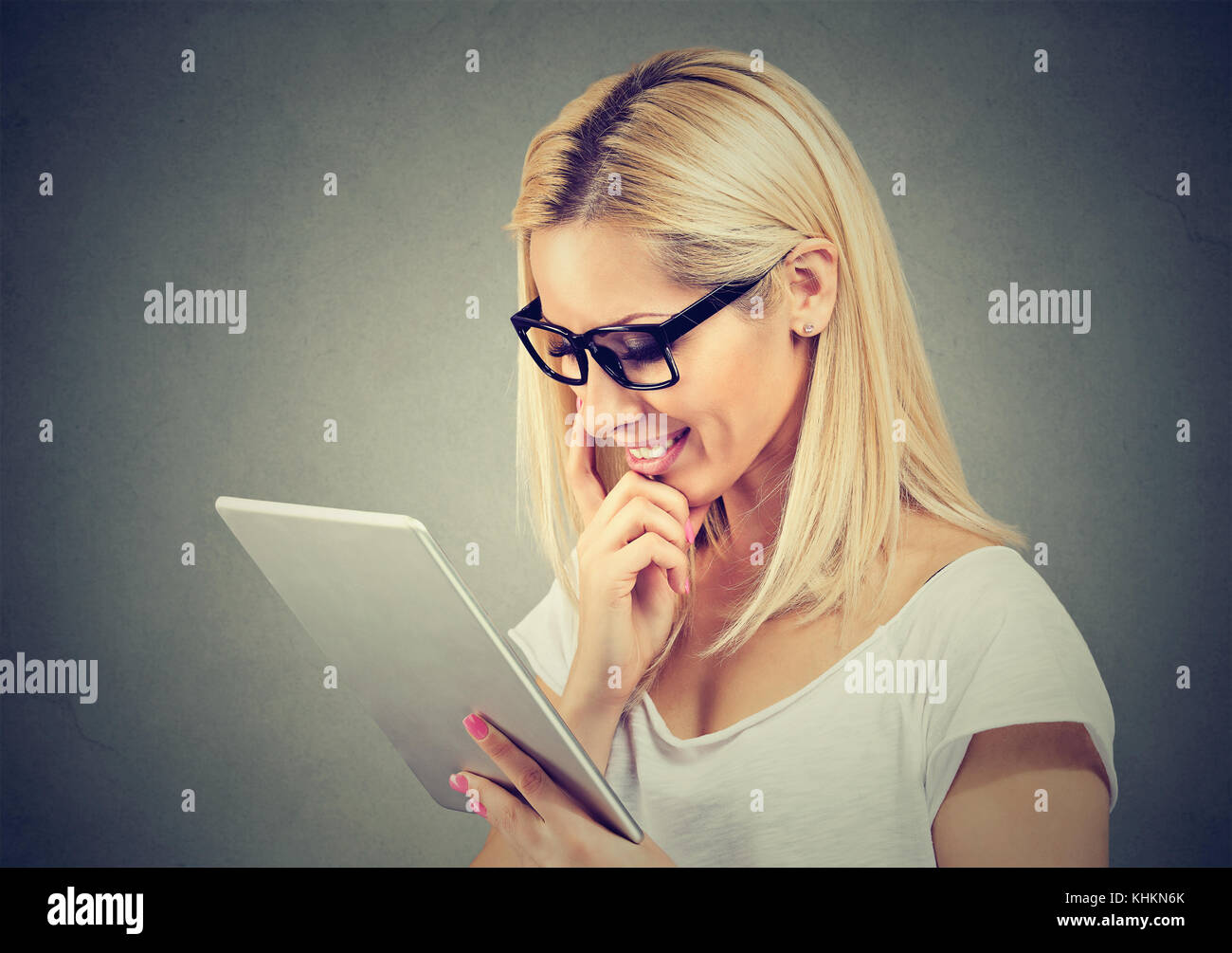 Woman pad hi-res stock photography and images - Alamy