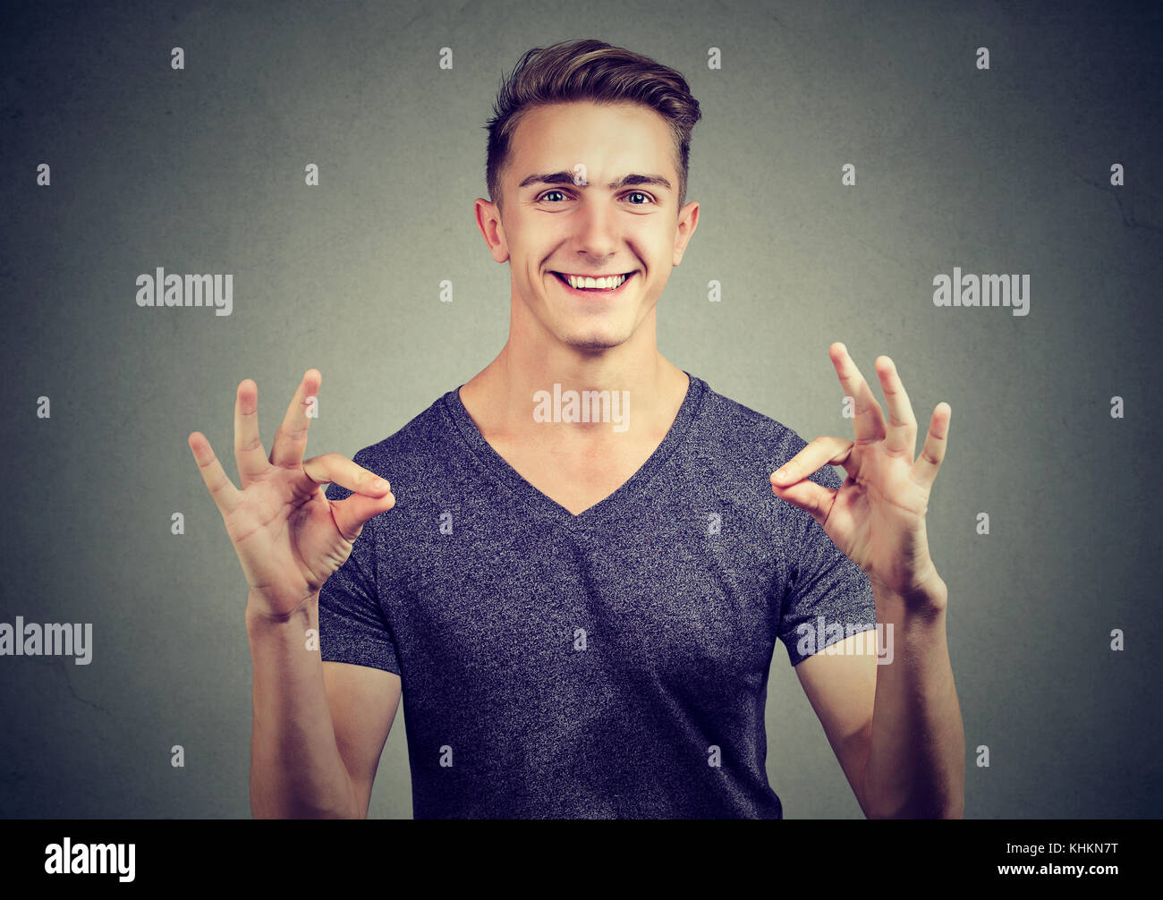 Accept adult person gesturing hi-res stock photography and images - Alamy