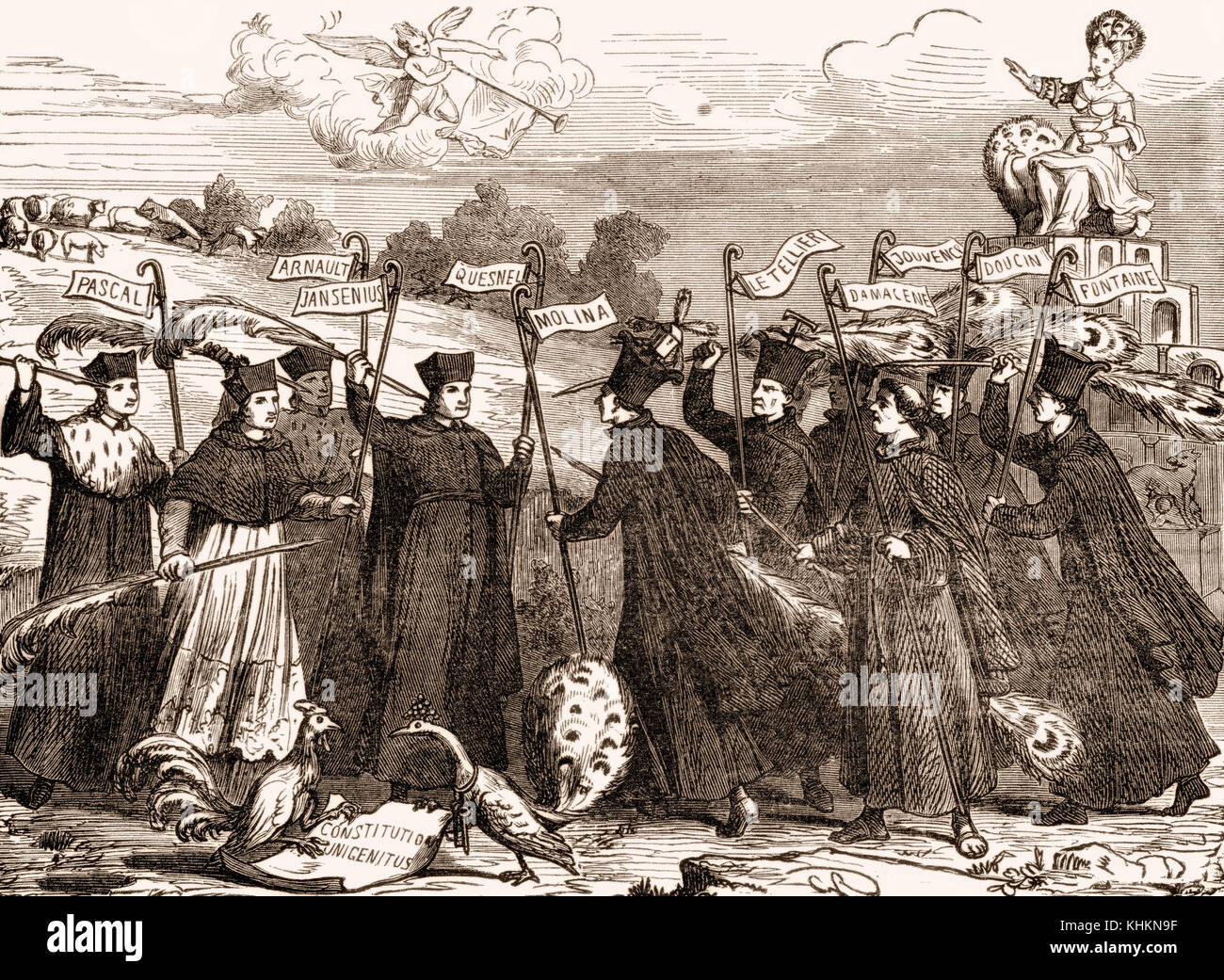 A satiric pamphlet about Molinism and Jansenism in the 17th Century ...