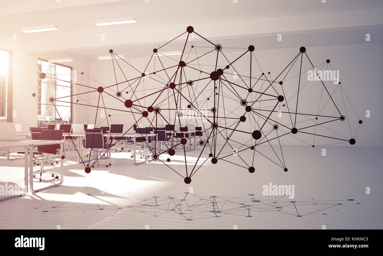 Networking and wireless connection as concept for effective mode Stock ...