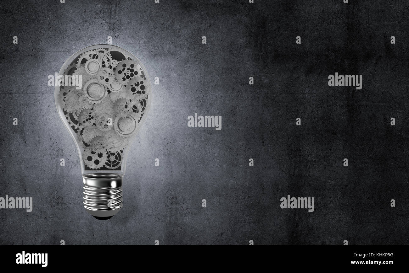 Concept of lightbulb as symbol of new idea Stock Photo - Alamy