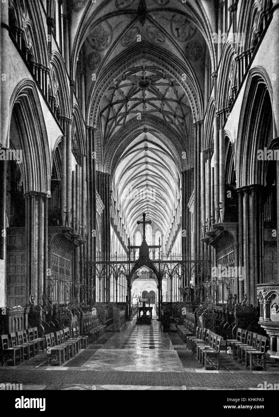 Salisbury Cathedral Cross Section