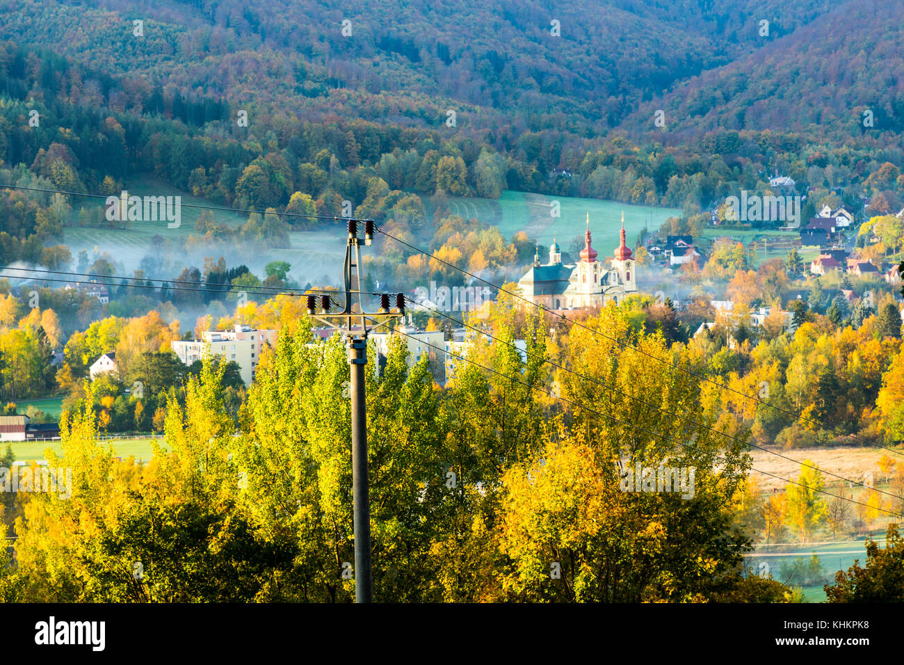 Autumn in mountains in the Czechia Stock Photo - Alamy