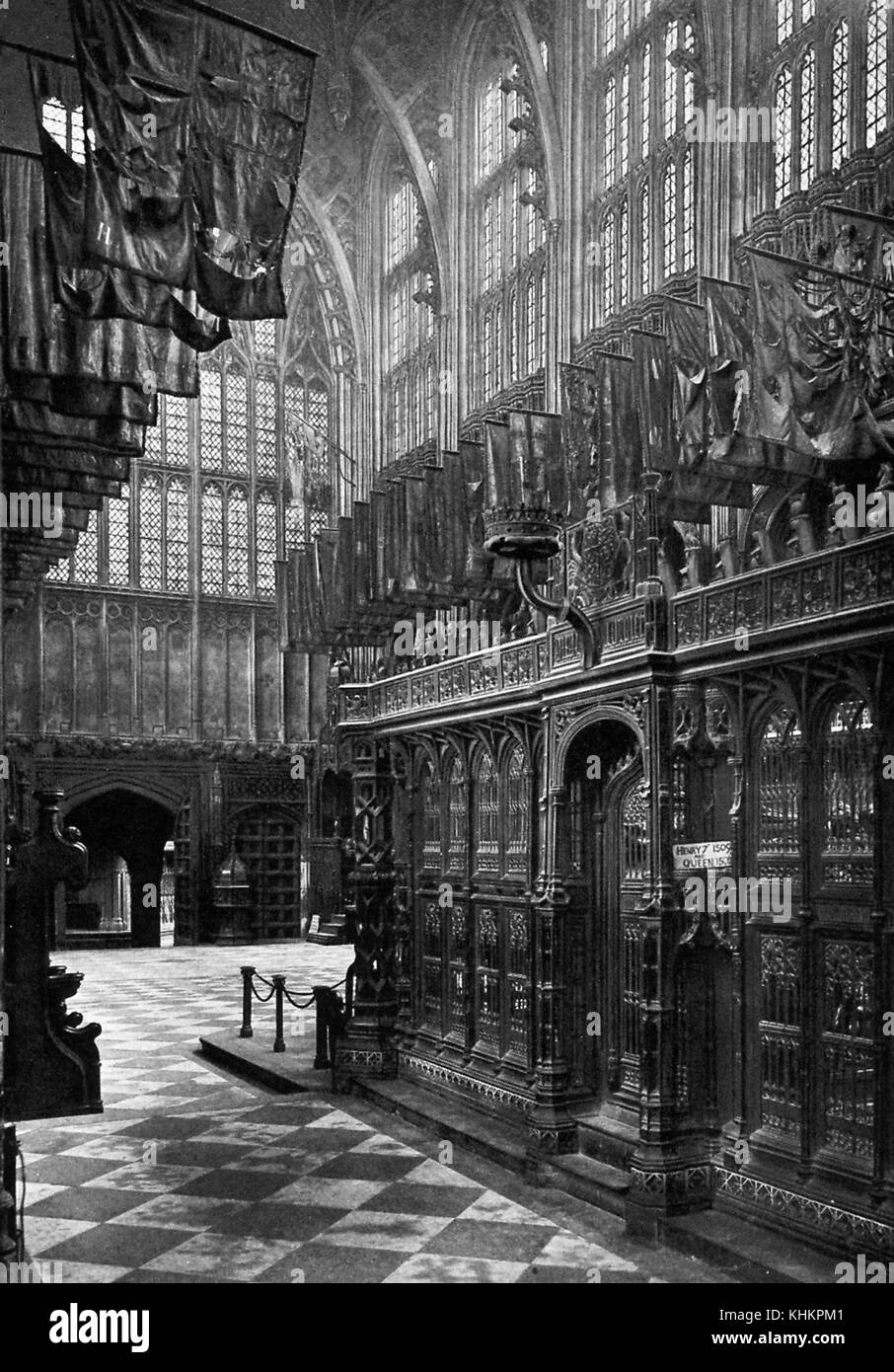 The chapel and tomb of King Henry VII in Westminster Abbey, United ...