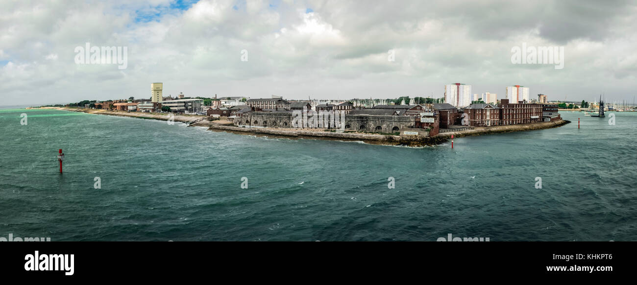 English Fort Blockhouse, built in 1431, the home of the Royal Navy ...