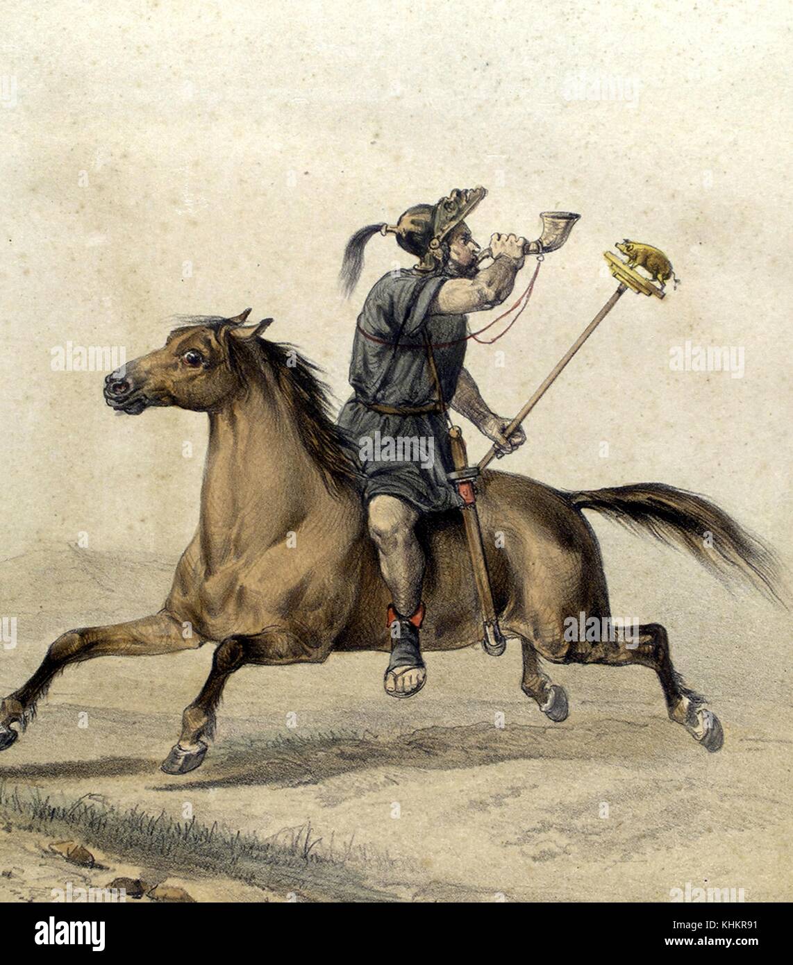 Primitive cavalry celtibero hi-res stock photography and images - Alamy