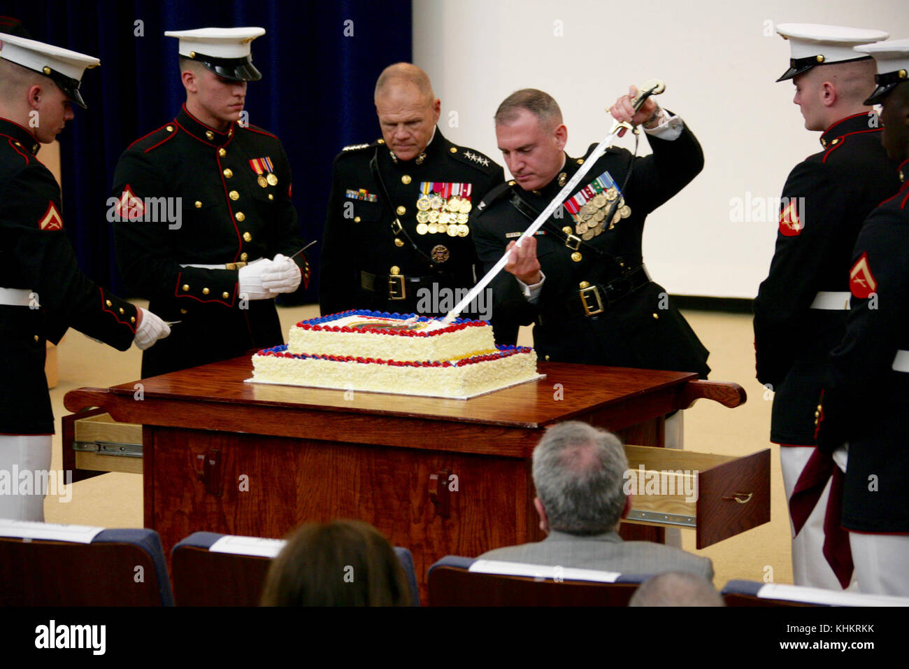Deputy Secretary of State John Sullivan observes from the front row in ...